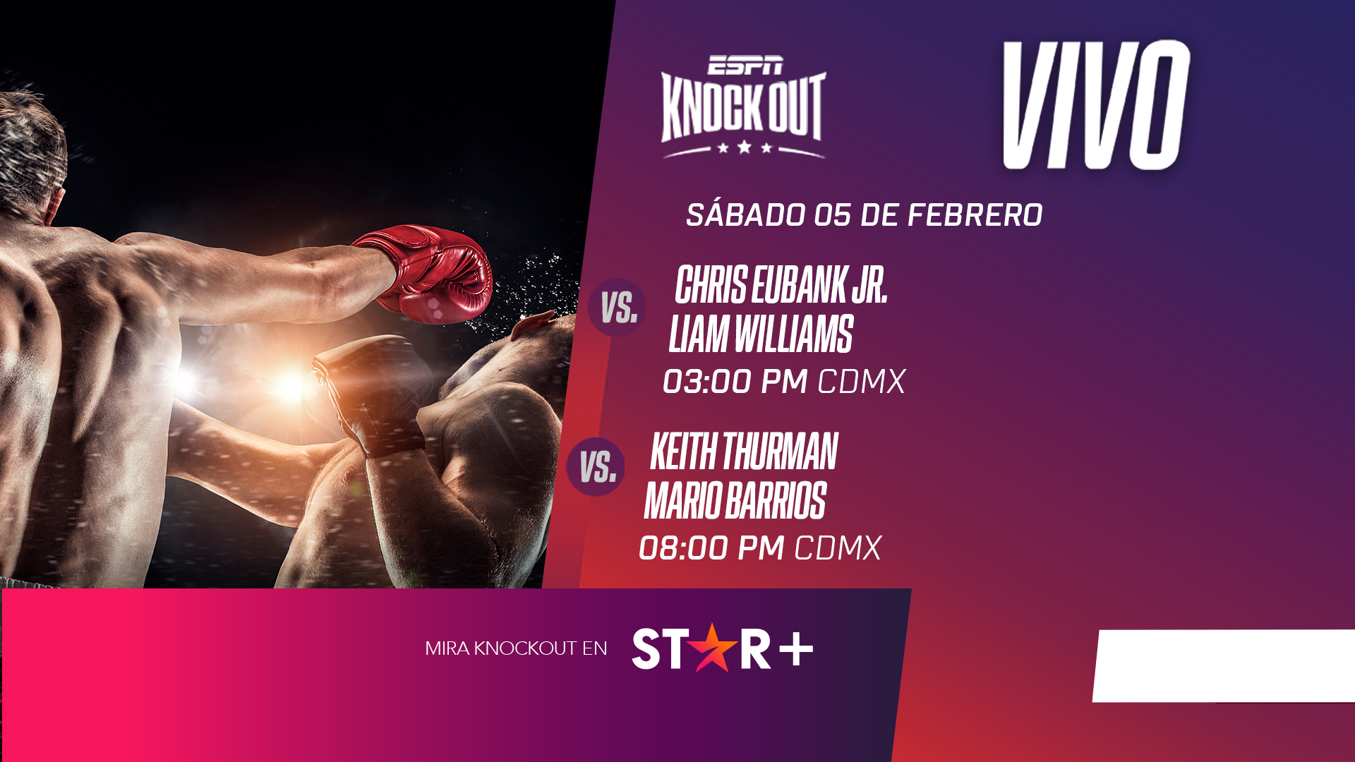 Thurman, Santa Cruz, Eubank, Shields y más en el boxeo de ESPN KNOCKOUT ...