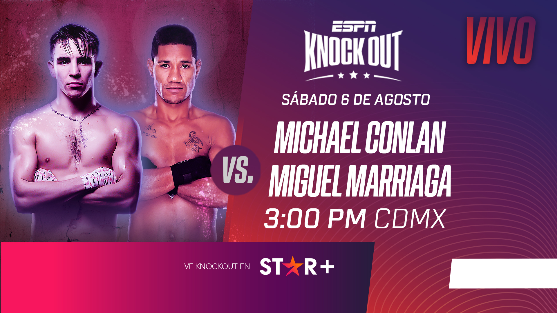 El colombiano Marriaga ante el duro irlandés Conlan en vivo en ESPN ...